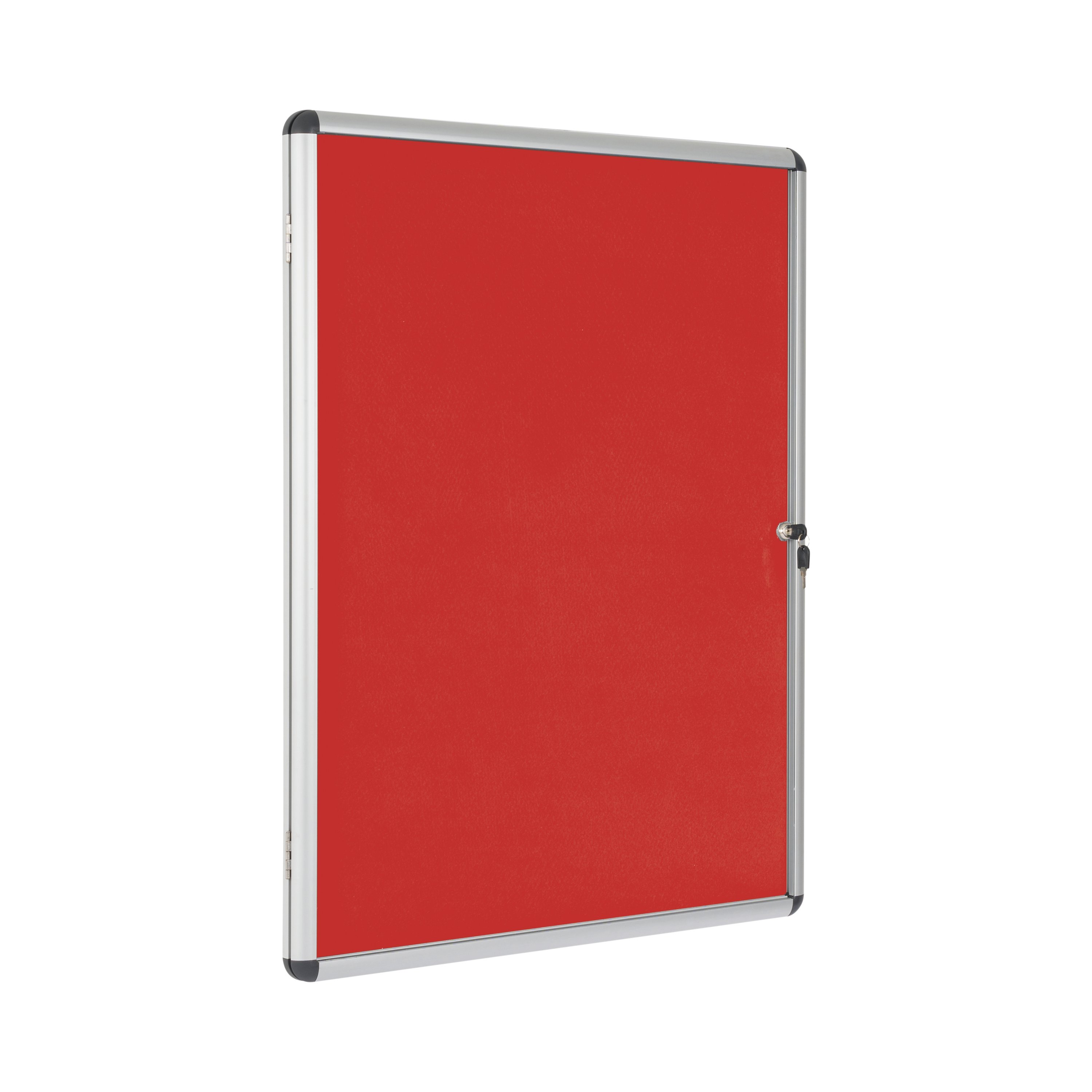 Bi-Office Enclore Display Case Red Felt Acrylic 15xA4 VT640105150