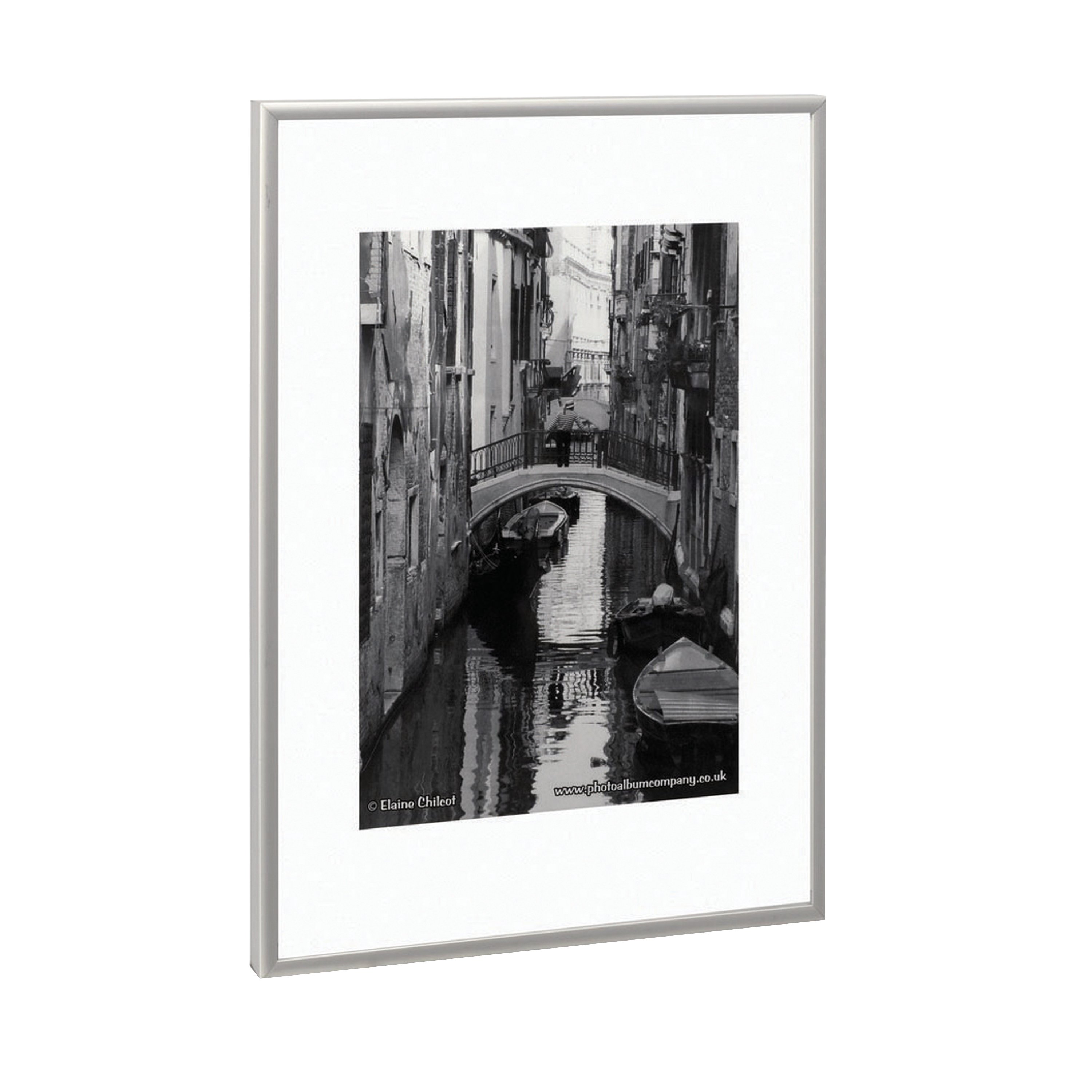 Hampton Frames Certificate Frame Brushed Aluminium A2 PAAFA2B