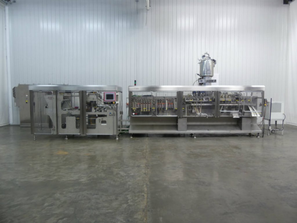 Used H-220 FED MesPack H220 FED Horizontal Hot Fill Pouch System