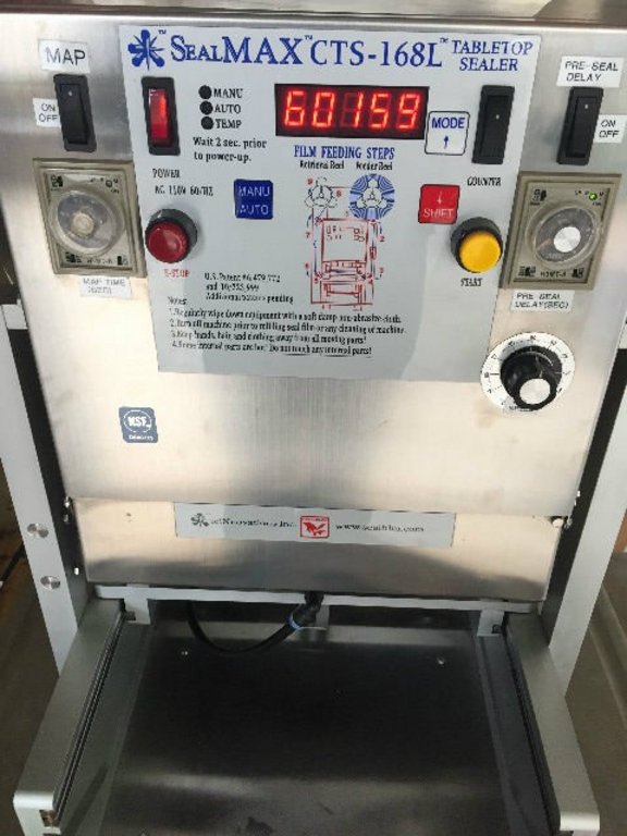 Used Seal MAX CTS-168L MAP teINnovations SealMax CTS 168L Tray Sealer