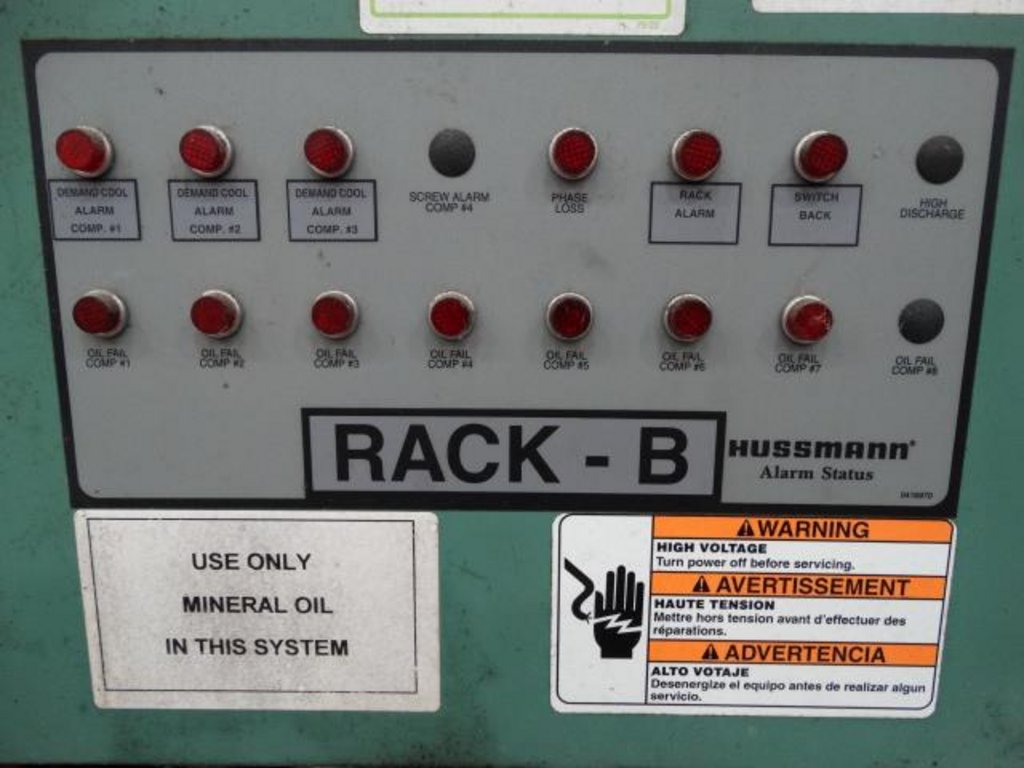 Used Hussmann CS027VDM 7 Compressor Refrigeration Unit