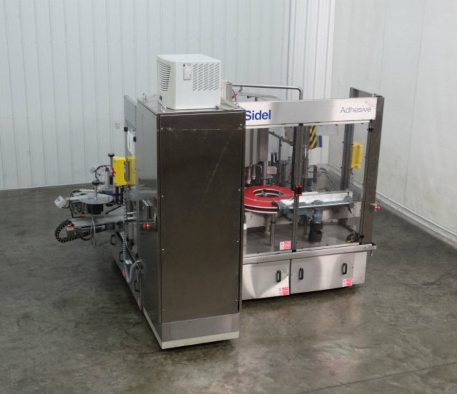 Used M90 SX 200 Adhesive F35 12T S4 E2 Sidel Alfa Adhesive Glue Labeler ...