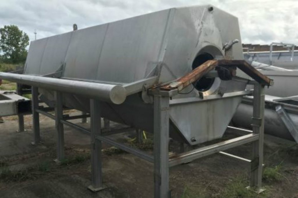 Used Hughes Stainless Steel Rotary Hot Water Blancher