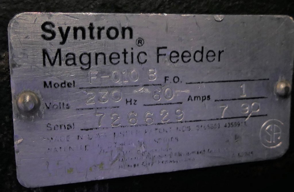 Used Nordson Hot Melt Hopper Feeder with Stand