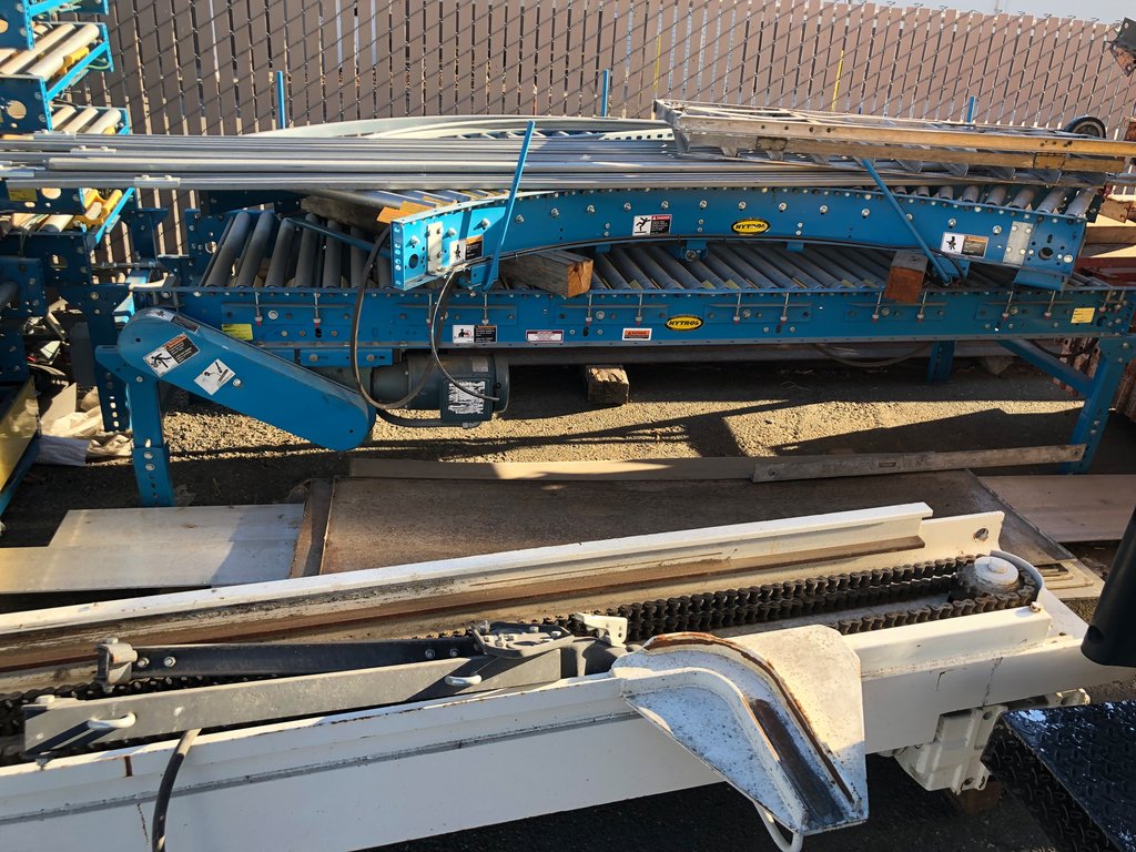 Used Hytrol EZ Logic Roller Conveyor System