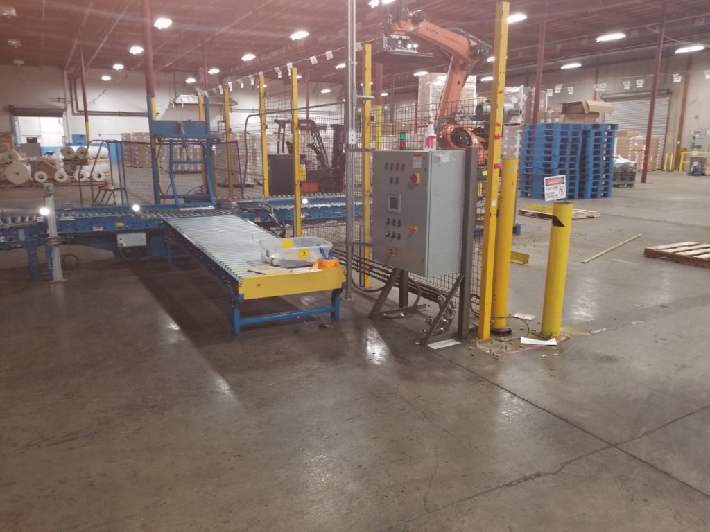 Used Hytrol EZ Logic Roller Conveyor System