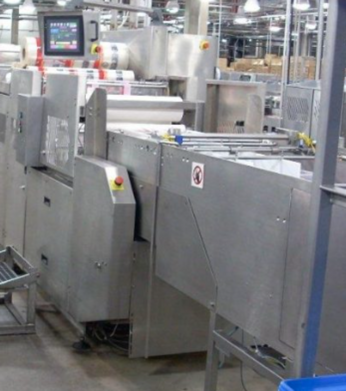 Used S90X Reiser Ross Model 3 Lane Modified Atmosphere Inpack Tray Sealer