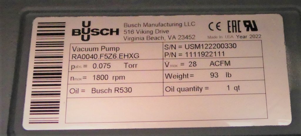 New Ultravac UV500 Single Chamber Vacuum Sealer