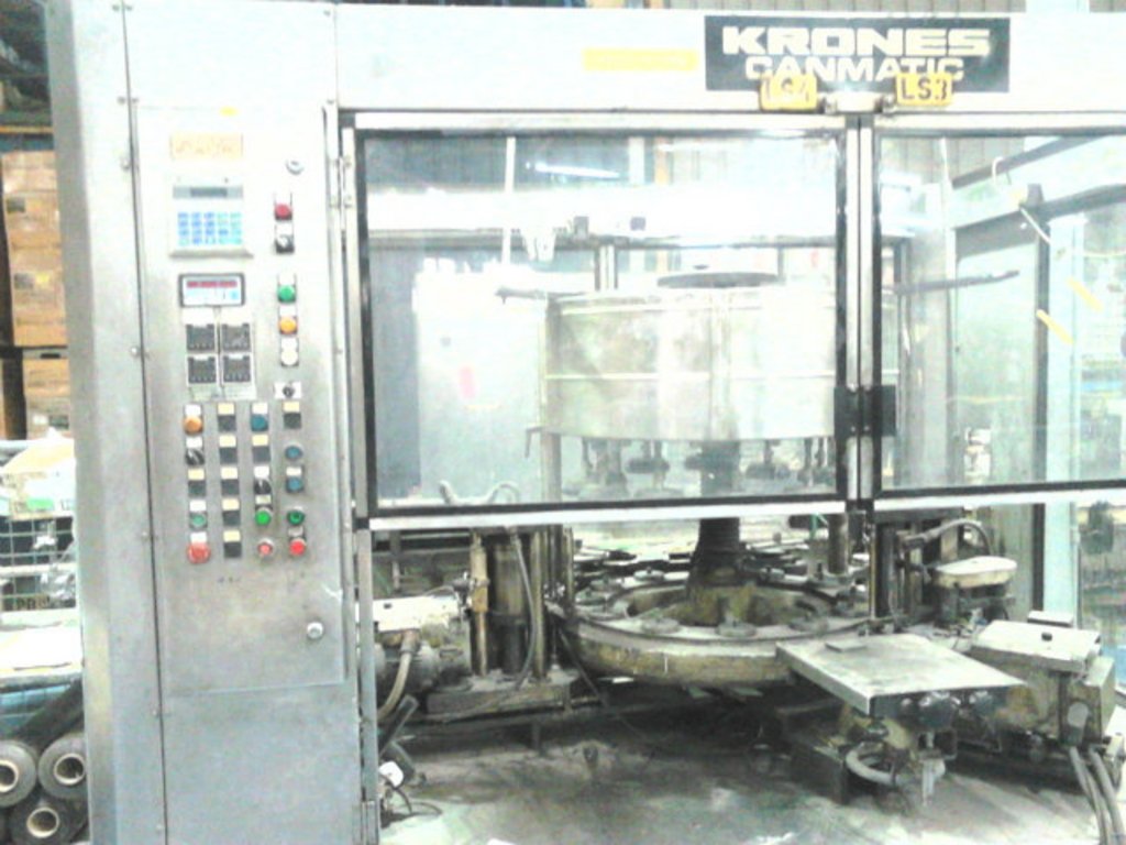 Used Krones Canmatic Wraparound Labeler