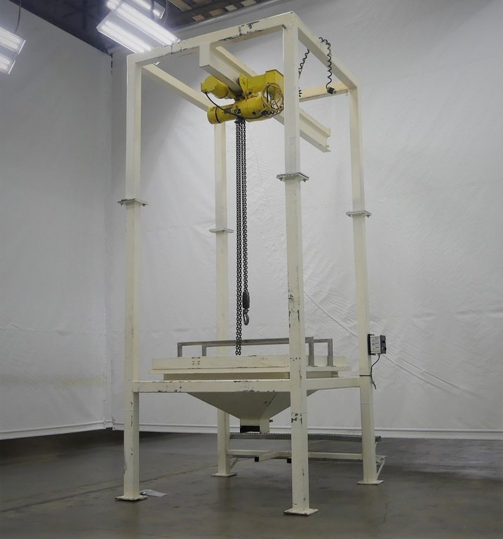 Used Supersac Unloading Station with 2 Ton Hoist