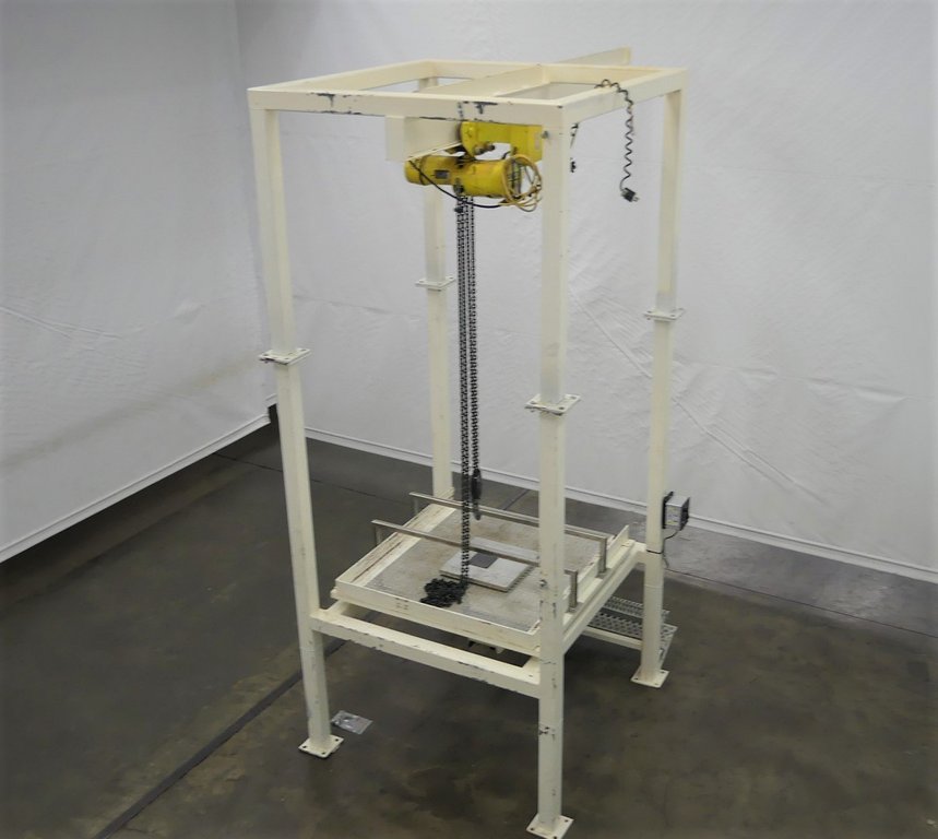 Used Supersac Unloading Station with 2 Ton Hoist