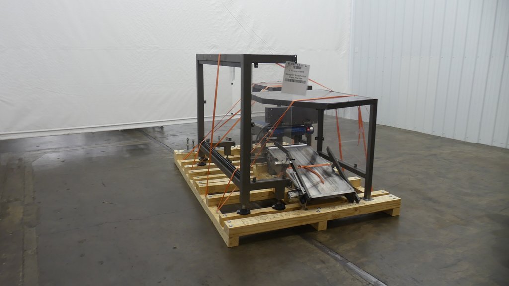 Used Vertical Pick and Place Blueprint Automation Case Packer