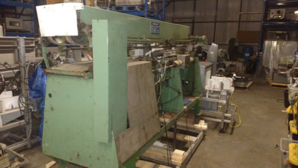 Used Burt 704 Horizontal Roll Through Labeler