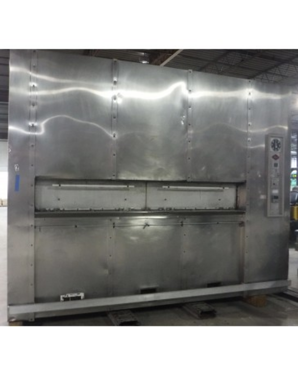 Used Reed 8-27X98 40 Pan Gas Fired Revolving Tray Oven