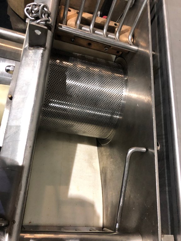 Used Baader 697 Stainless Steel Meat and Bone Separator