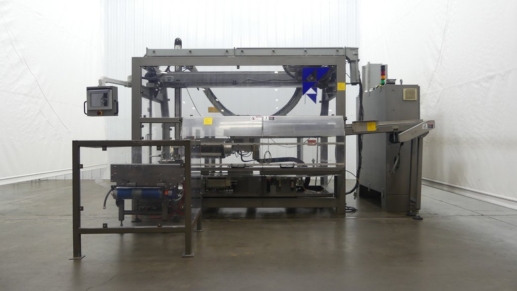 Used Vertical Pick and Place Blueprint Automation Case Packer