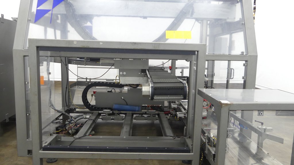 Used Vertical Pick and Place Blueprint Automation Case Packer