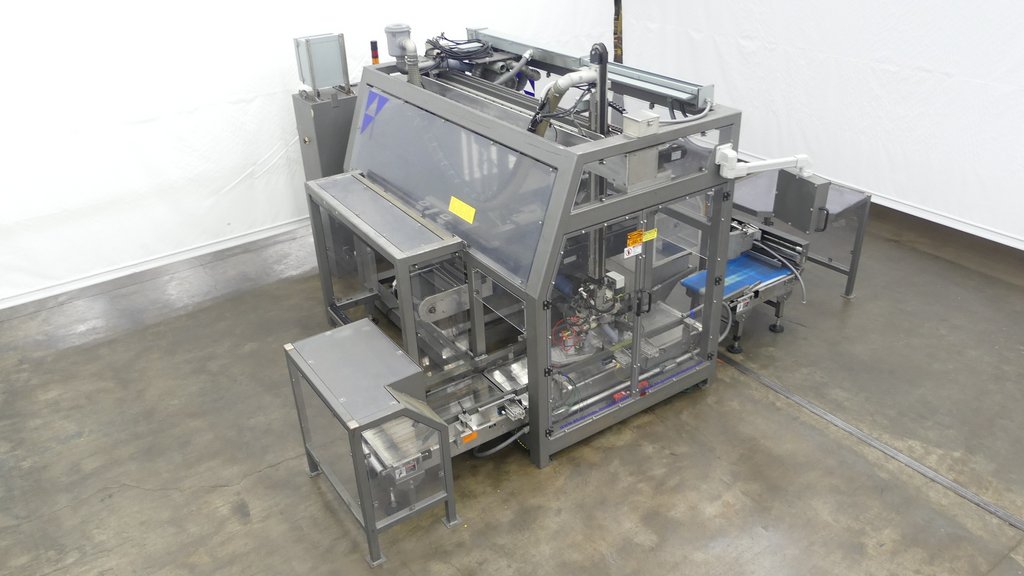 Used Vertical Pick and Place Blueprint Automation Case Packer