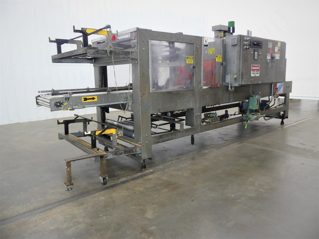 Used Arpac 105-28TW Inline Shrink Bundler With Shrink Tunnel