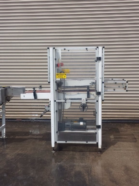 Used CL 100 SWF CL100 Case Packer with Infeed Conveyor