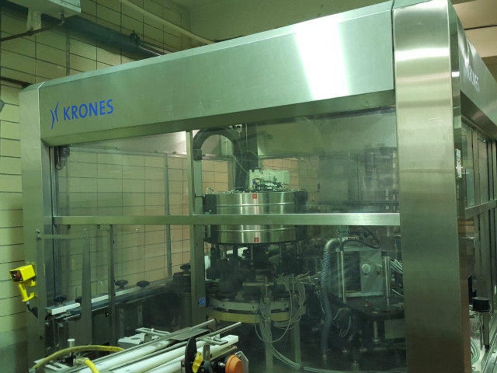 Used Contiroll Krones High Speed Wraparound Glue Labeler