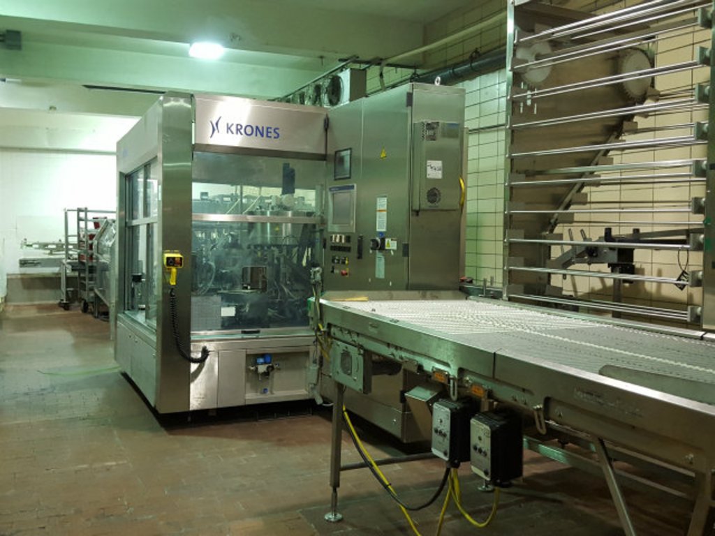 Used Contiroll Krones High Speed Wraparound Glue Labeler