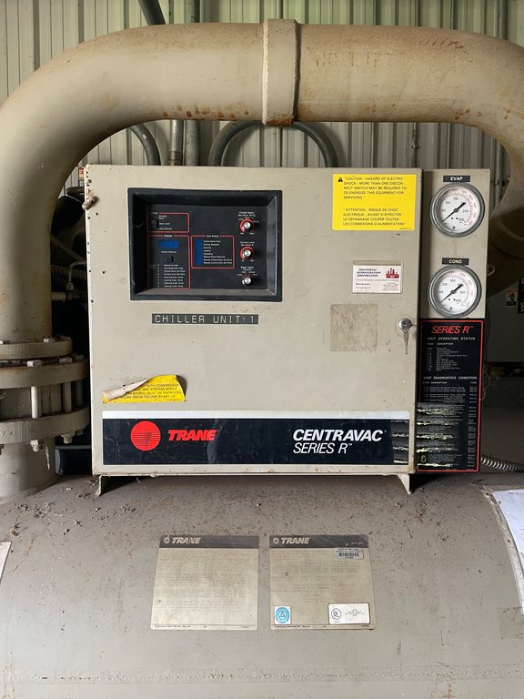 Used Trane Centrivac Series R Rotary Liquid Chiller