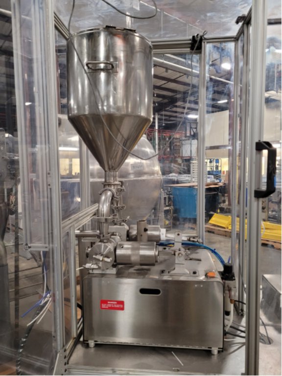 Used Kalish 300 Stainless Steel Dual Head Piston Filler