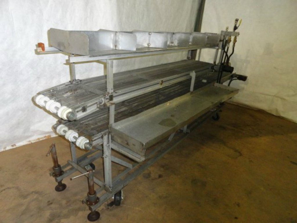 Used Two Tier Pack Off Conveyor