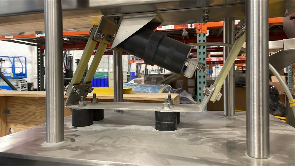 Used Capmatic Stainless Steel Vibrating Hopper