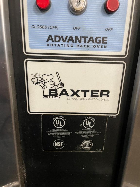 Used Baxter OV210G-M1B Natural Gas Single Rack Oven