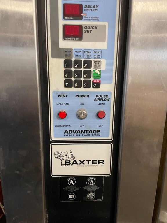 Used Baxter OV210G-M1B Natural Gas Single Rack Oven