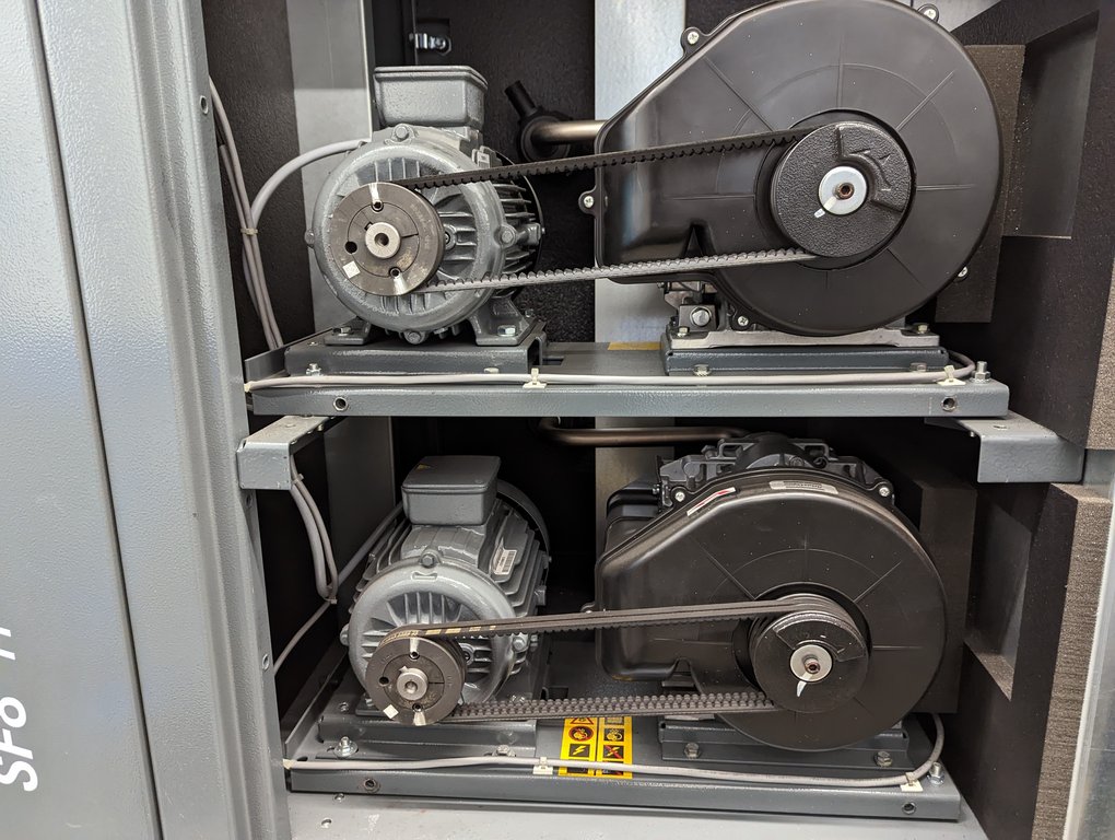 Used Atlas Copco SF8+FF Oil-Free Air Cooled Multiple Scroll Air Compressor