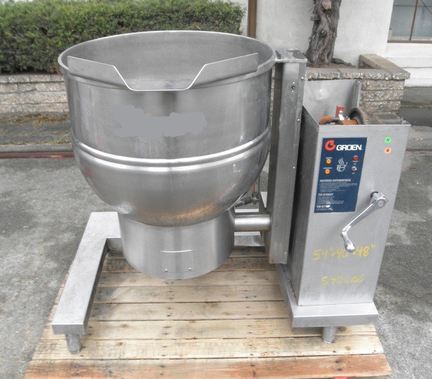 Used DH/1-40 Groen DH/1 40 Gallon SS Jacketed Tilting Kettle