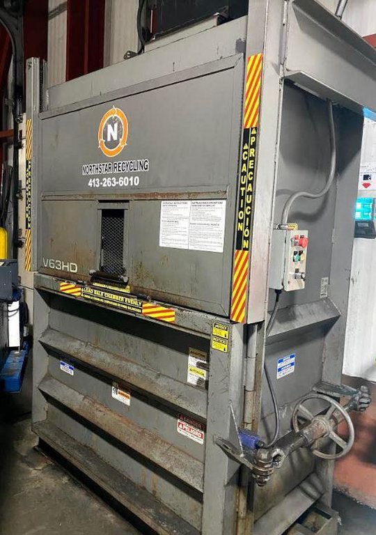 Used Intertek V63HD High Density Vertical Baler