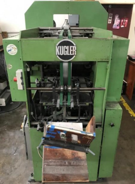 Used Kugler 340 Wire O Automatic Punching Machine