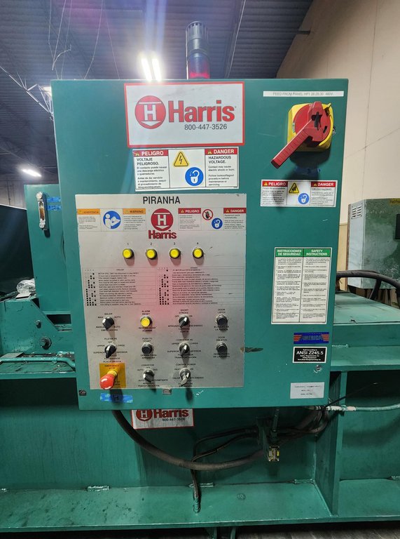 Used Harris Piranha Manual-Tie Horizontal Baler
