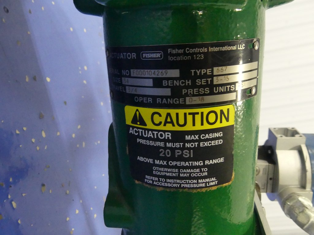 Used Fisher Controls Diaphragm Actuator Type 667
