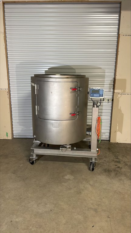 Used Pall Life Sciences 650L Stainless Steel Jacketed Mixing Tank