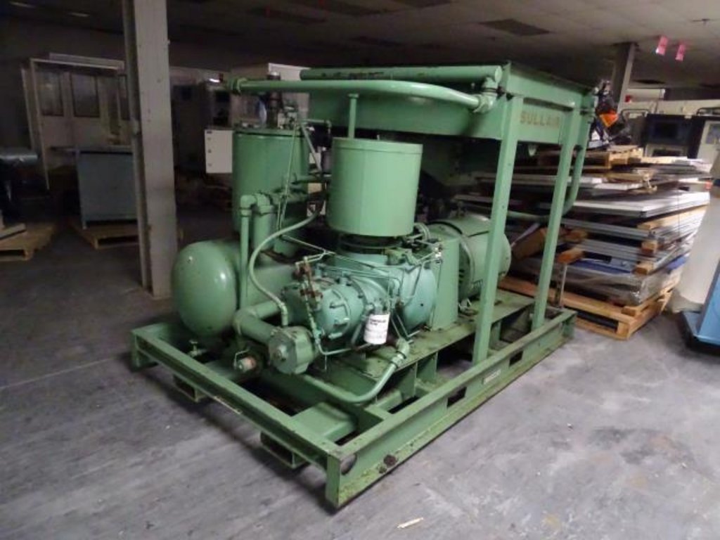 Used 20-100H ACAC KT Sullair 20 100H Water Cooled 100 HP Air Compressor