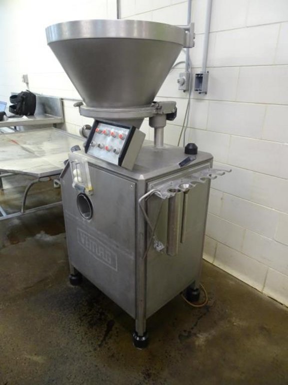 Used Vemag 500 Stainless Steel Vacuum Meat Extruder