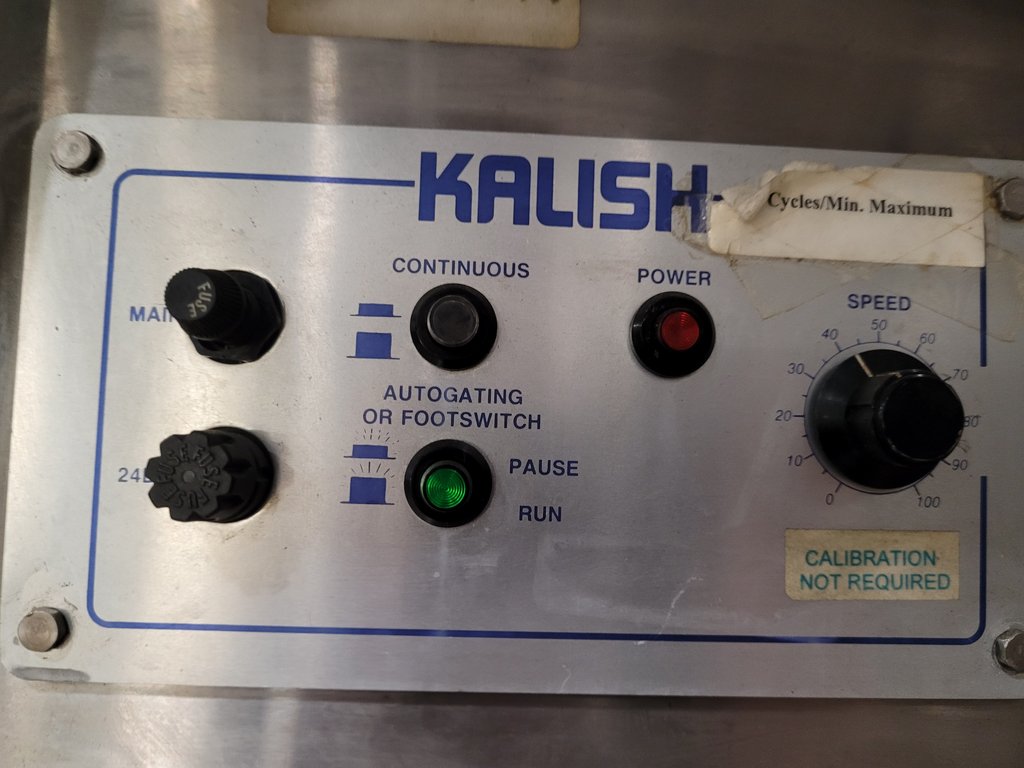 Used Kalish 300 Stainless Steel Dual Head Piston Filler