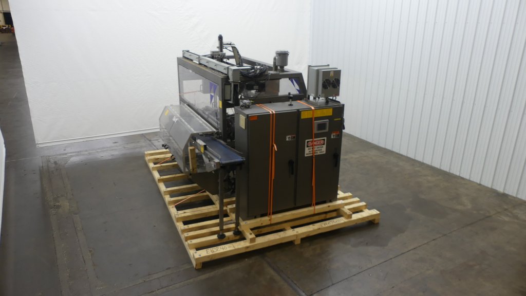 Used Vertical Pick and Place Blueprint Automation Case Packer