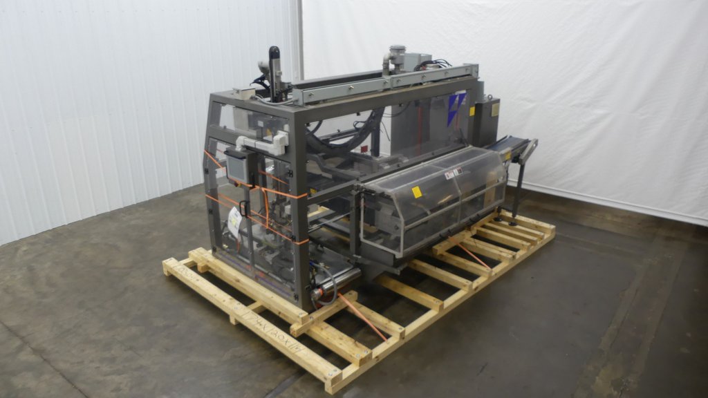 Used Vertical Pick and Place Blueprint Automation Case Packer