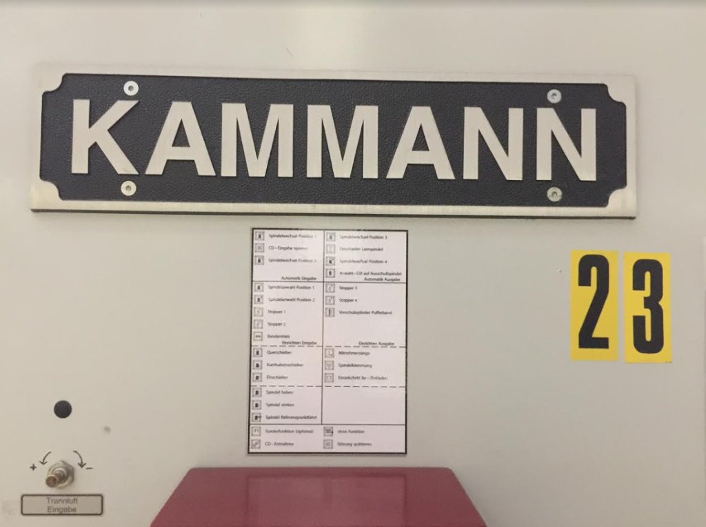Used Kammann K4 Rotary Offset Screen Printing Machine