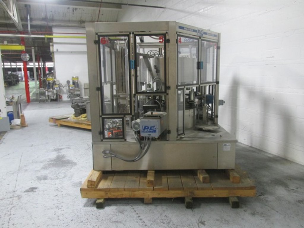 Used PE Labelers Master Stainless Steel Rotary Labeler