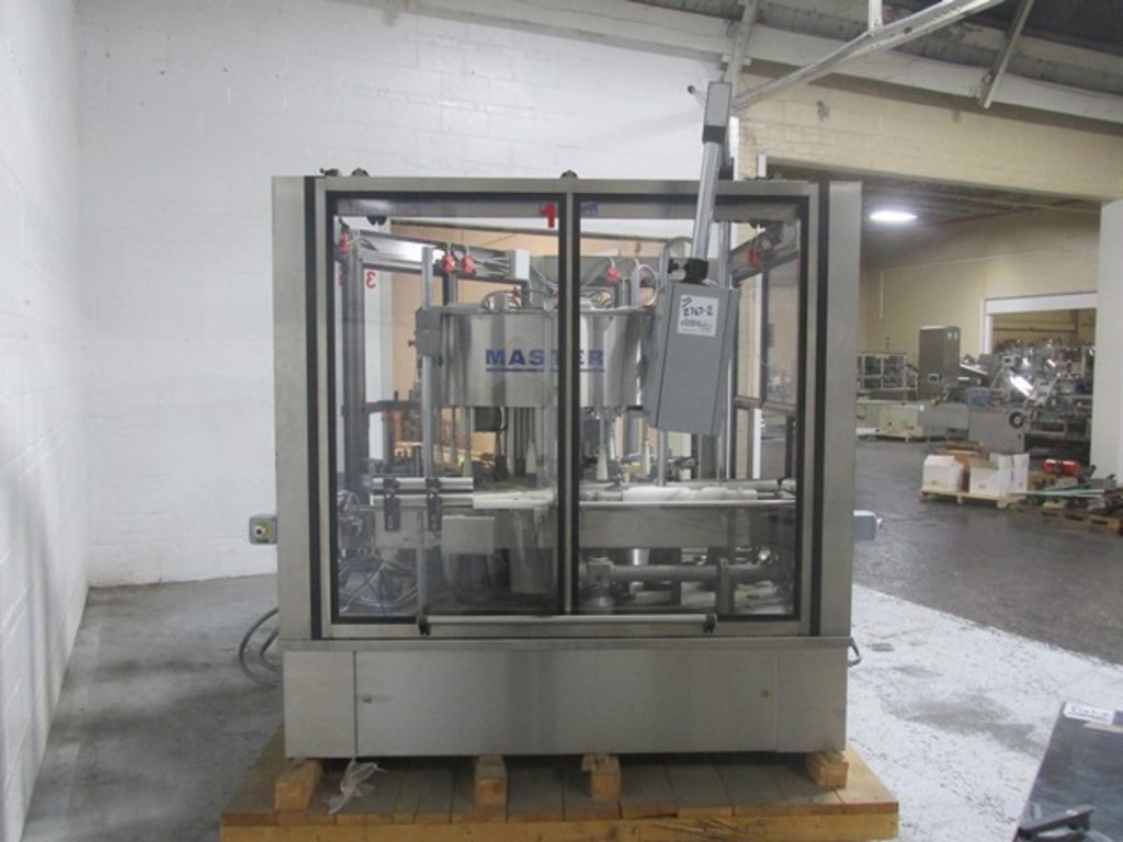 Used PE Labelers Master Stainless Steel Rotary Labeler
