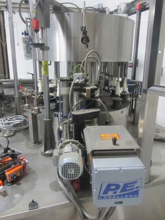 Used PE Labelers Master Stainless Steel Rotary Labeler