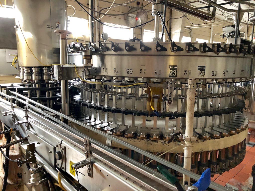 Used UB60 12 Crown 60 Head Bottle Filler w Alcoa 12 Head Capper