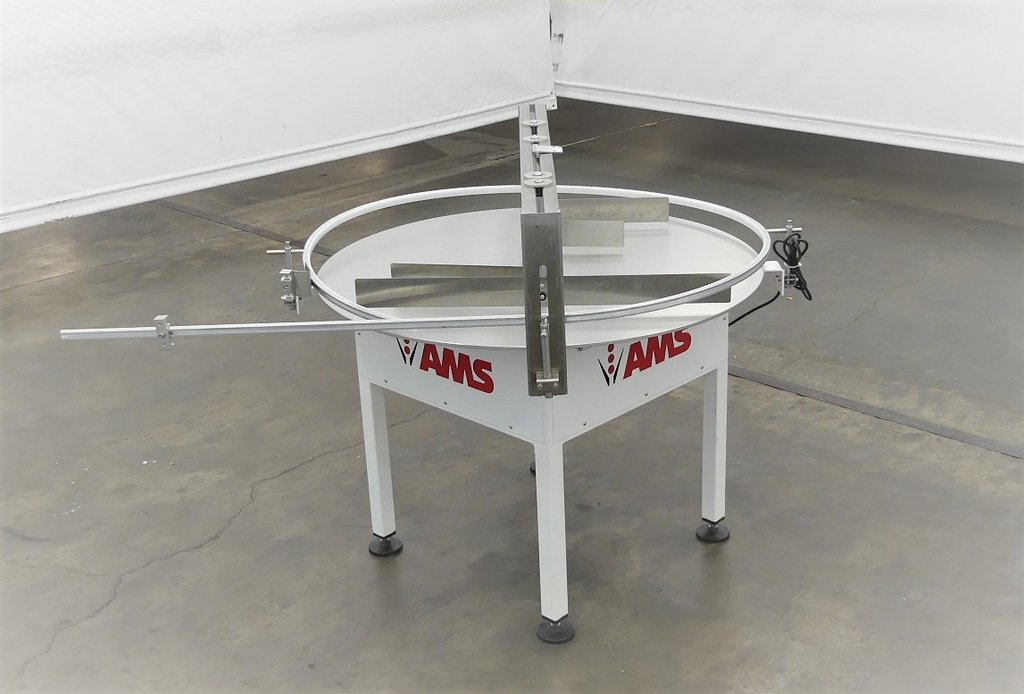 New AMS 900U 48" Diameter Unscrambler Table